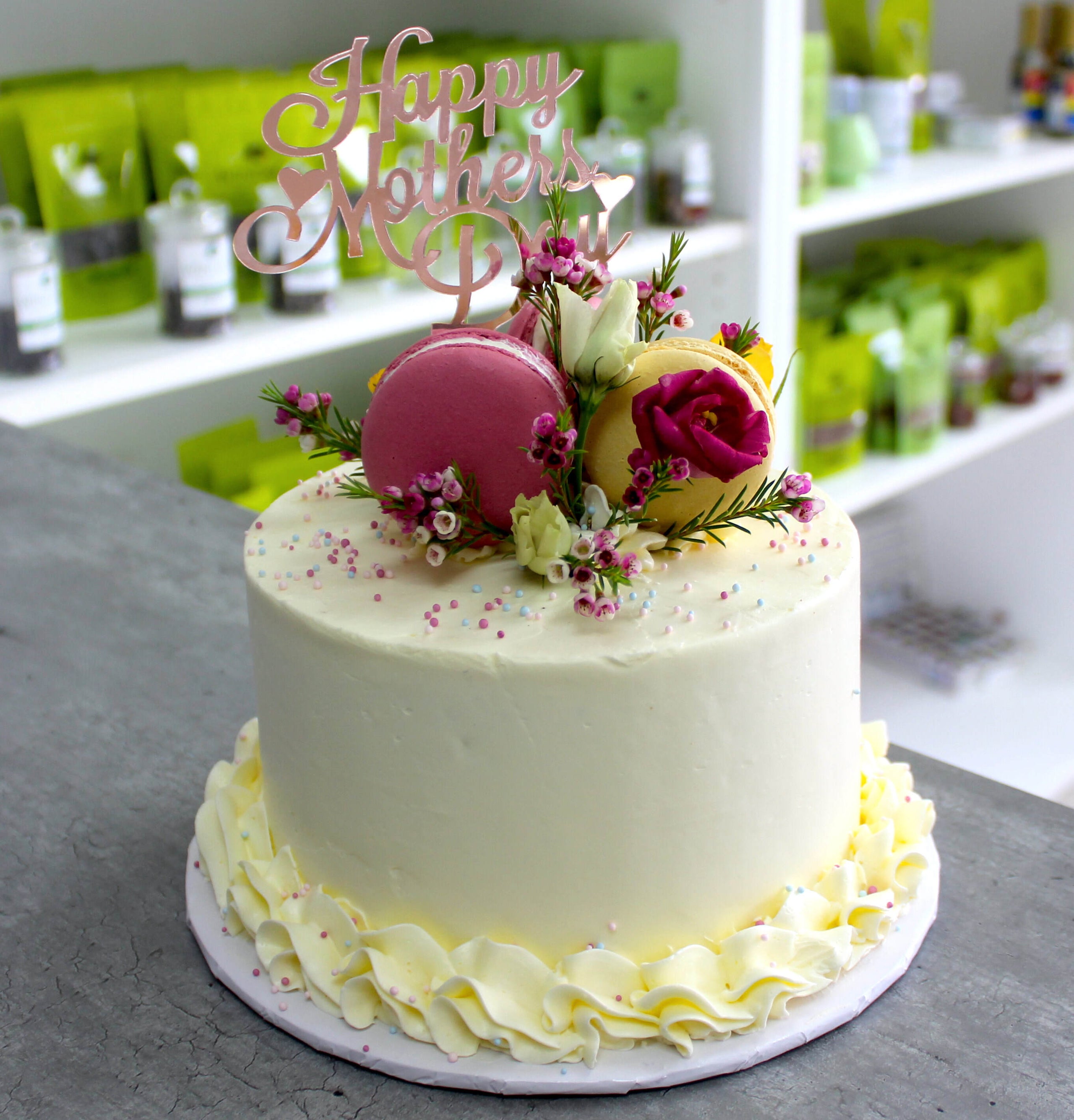Flower, Lemon Chiffon Cake | Windsor Cake Emporium
